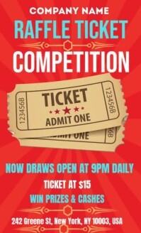 Raffle Tickets Template | PosterMyWall