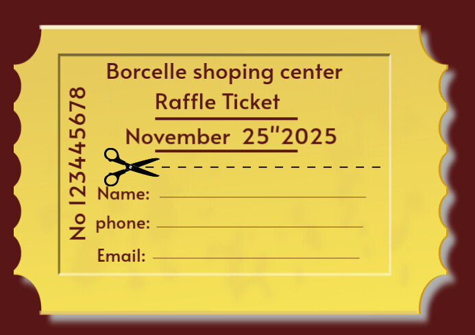 raffle Tickets Template | PosterMyWall