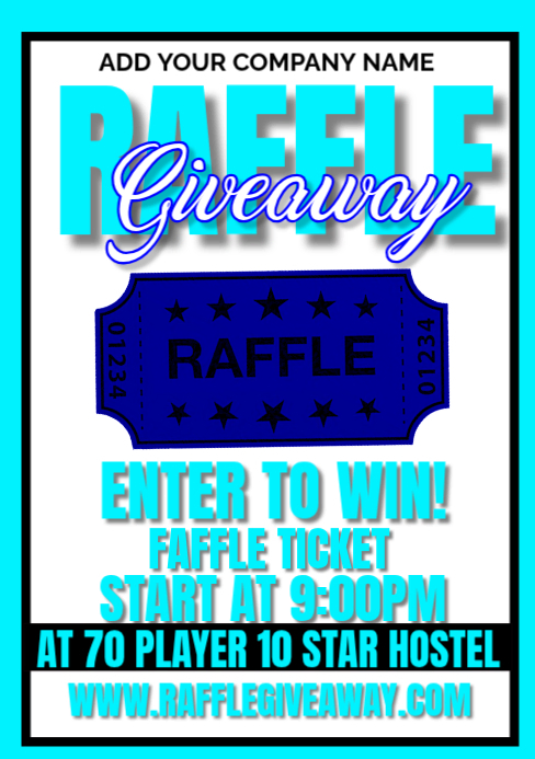Raffle Tickets Template | PosterMyWall