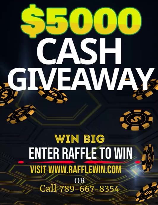 Raffle win Template | PosterMyWall