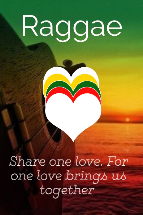 Plantilla de Raggae template | PosterMyWall