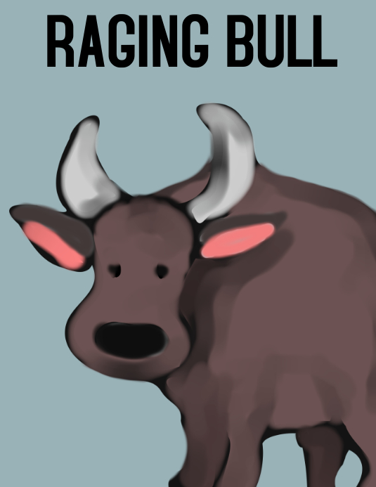 Raging bull design Template | PosterMyWall