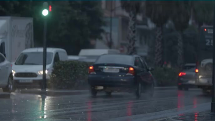 rain and road traffic Template | PosterMyWall