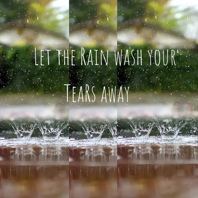 Rain Day Template | PosterMyWall