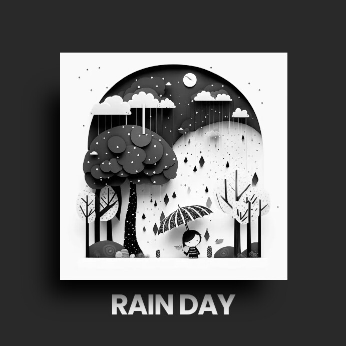 Rain Day Instagram Template | PosterMyWall