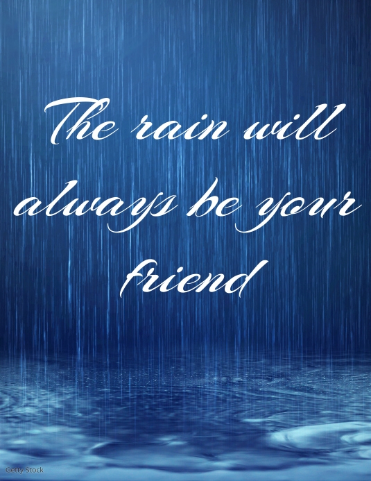 Rain Template | PosterMyWall