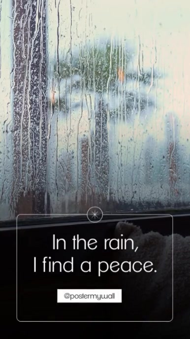 Plantilla de Rain Inspirational | PosterMyWall