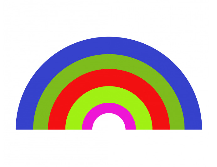 Rainbow icon Template | PosterMyWall