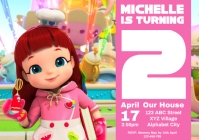 Rainbow Ruby Birthday Invitation Template | PosterMyWall