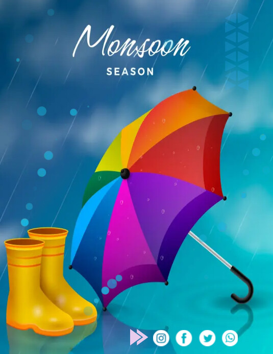 Copy of Raining | PosterMyWall