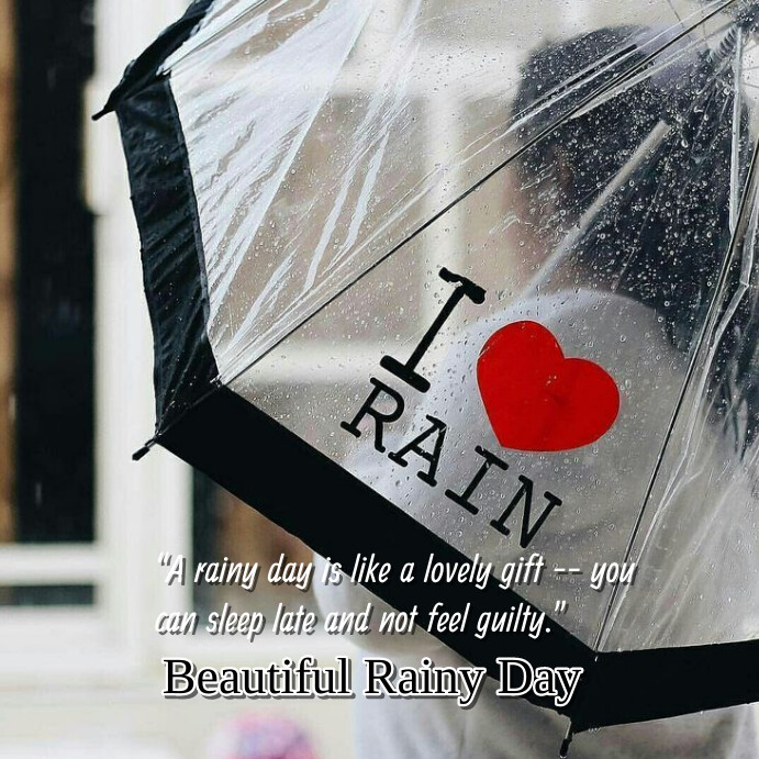 Rainy Day Template | PosterMyWall