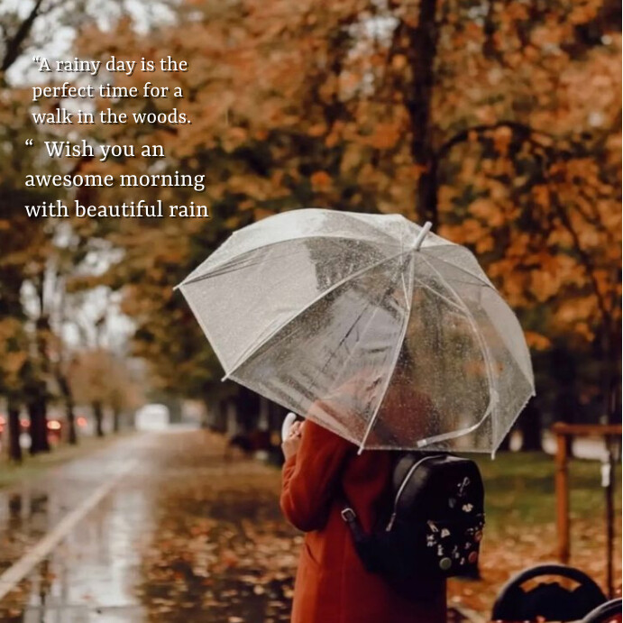Rainy Day Template | PosterMyWall