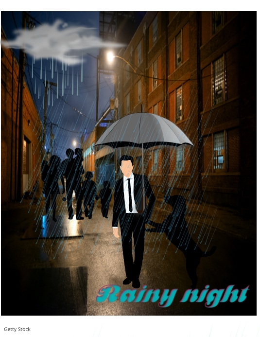 Rainy night Template | PosterMyWall
