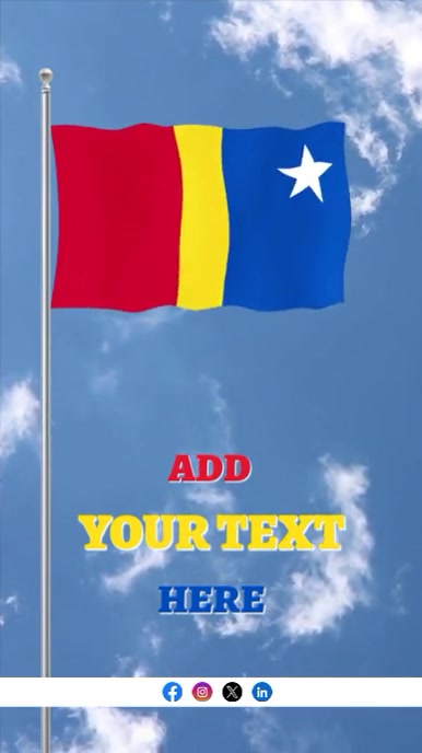 Copy of Raising Flag Of Kano Nigeria Waving Flag Editable | PosterMyWall