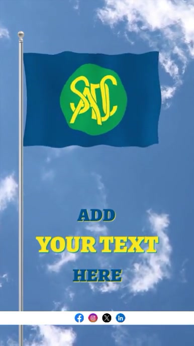 Modèle Raising Flag Of Southern African Development Community (SADC ...