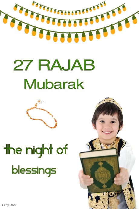 Rajab flyer Template | PosterMyWall