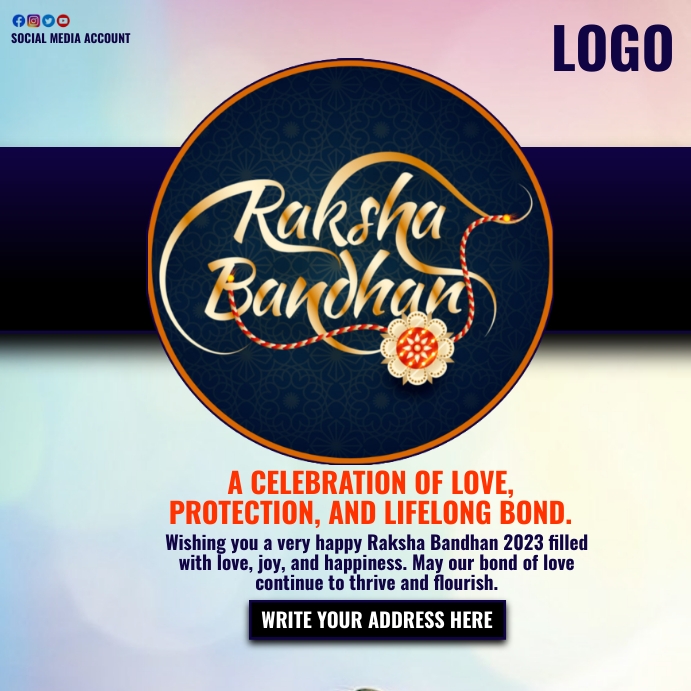 Rakhi poster Template | PosterMyWall