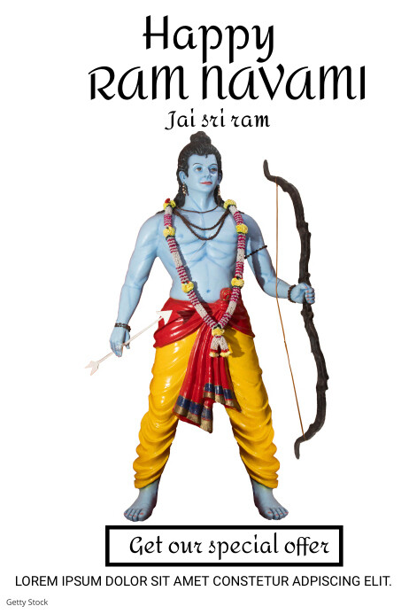 Ram navami Template | PosterMyWall