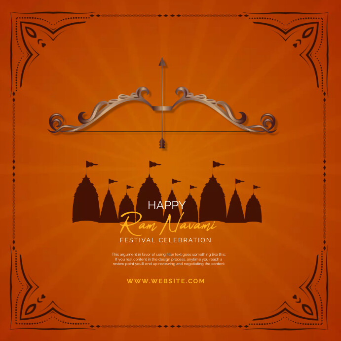 Ram Navami Festival Template | PosterMyWall