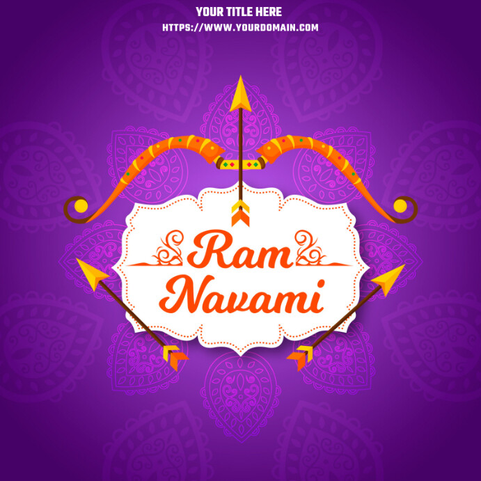 Rama Navami 2025 Template | PosterMyWall