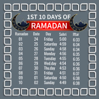 Ramadan video flyer template | PosterMyWall