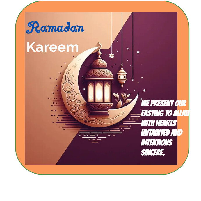 Ramadan card template | PosterMyWall