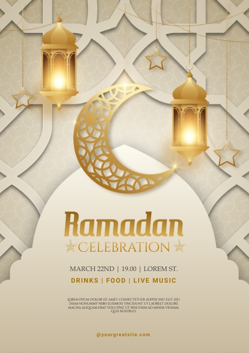 Ramadan Celebration Template | PosterMyWall