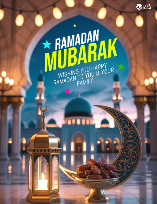 Ramadan Celebration Flyer Templat | PosterMyWall