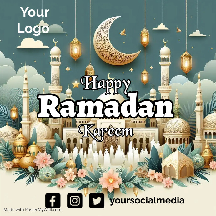 Modèle Ramadan Celebration Post | PosterMyWall