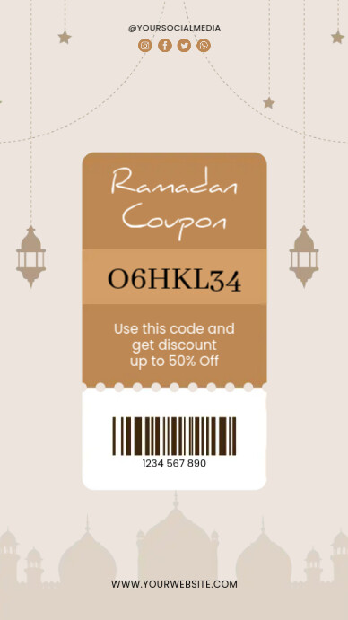 Copy of Ramadan Coupon IG Story | PosterMyWall