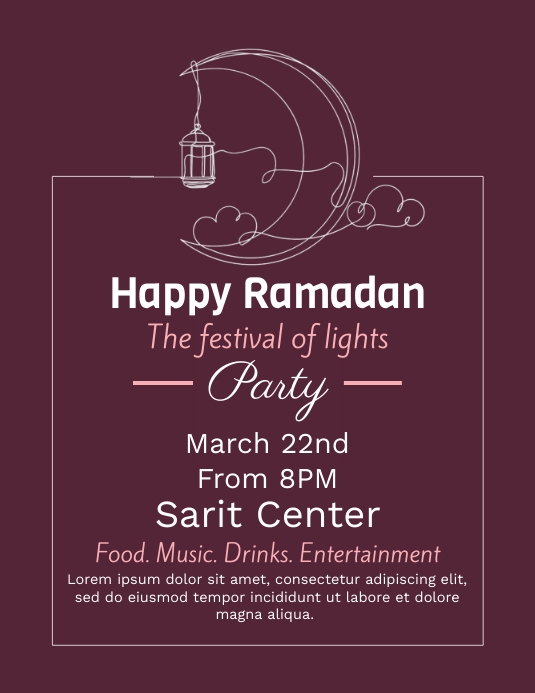 Plantilla de Ramadán | PosterMyWall