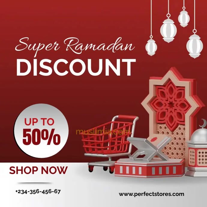 Ramadan Discount Template | PosterMyWall
