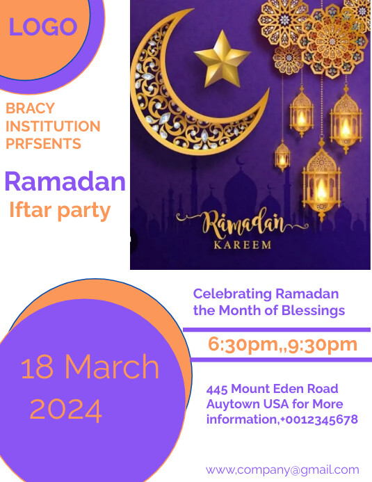Copy of Ramadan flyer ad | PosterMyWall