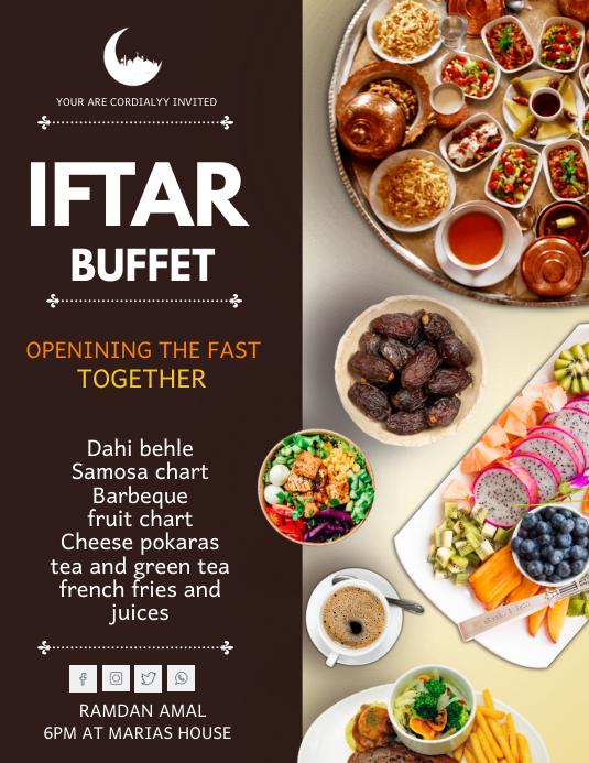 Copy of Ramadan flyers,Iftar flyers,Eid flyers | PosterMyWall
