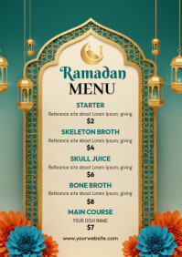 Ramadan Food Menu Template | PosterMyWall