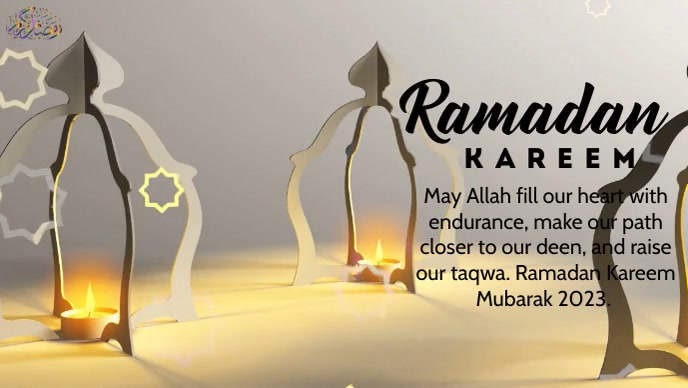 Ramadan Greeting Template | PosterMyWall