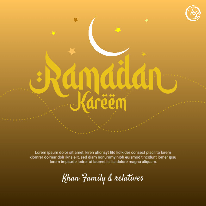 Ramadan Greeting Template | PosterMyWall