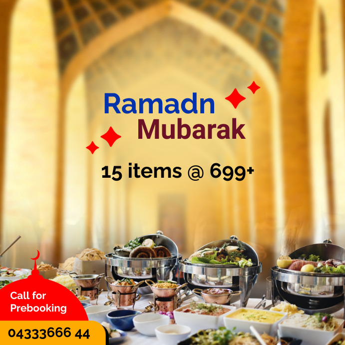 Ramadan Iftar Buffet Food Template | PosterMyWall