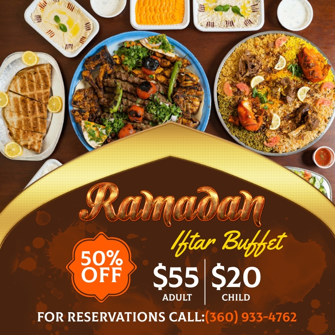 Plantilla de Ramadan Iftar Buffet Instagram Post | PosterMyWall