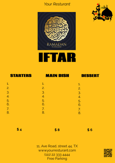 Ramadan Iftar Template | PosterMyWall