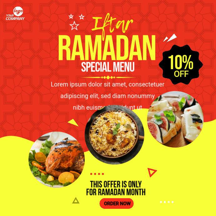Ramadan Iftar Offer Template | PosterMyWall