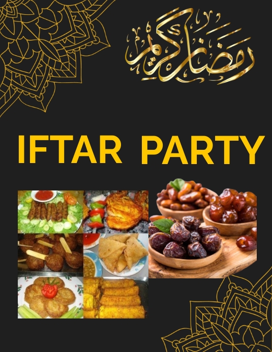 Copy of Ramadan Iftar Party Template. | PosterMyWall