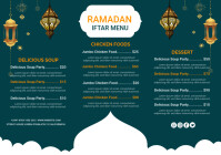 Ramadan Ifter Menu Template | PosterMyWall