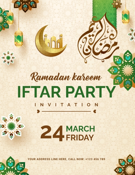 Ramadan Ifter Party (1) Template | PosterMyWall