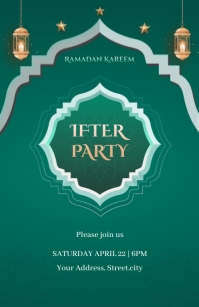 Ramadan ifter party card template (1) | PosterMyWall