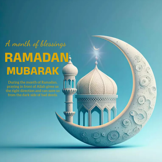 Ramadan Instagram Post Template | PosterMyWall