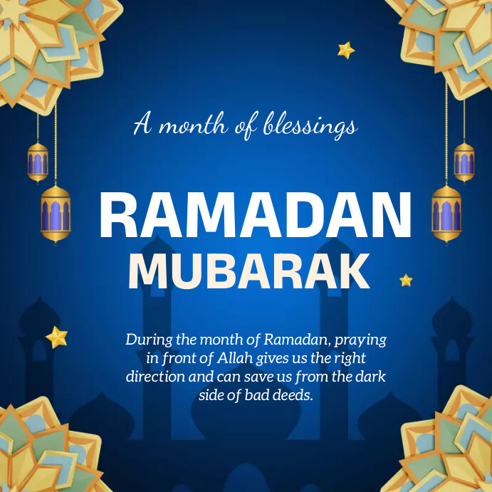 Ramadan Instagram Post Template | PosterMyWall