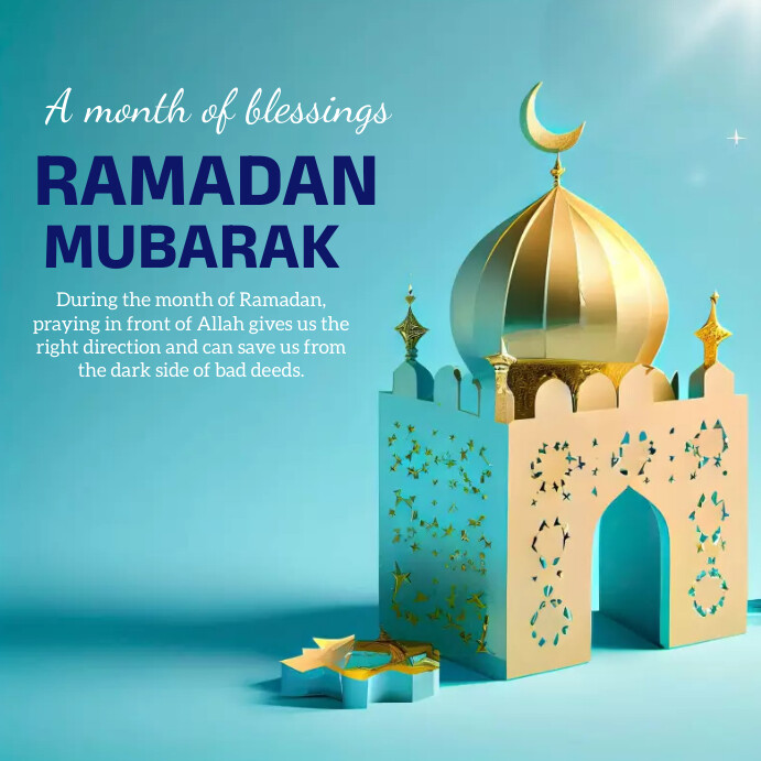 Ramadan Instagram Post Template | PosterMyWall