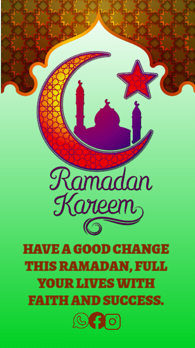 Ramadan Instagram Story Template | PosterMyWall