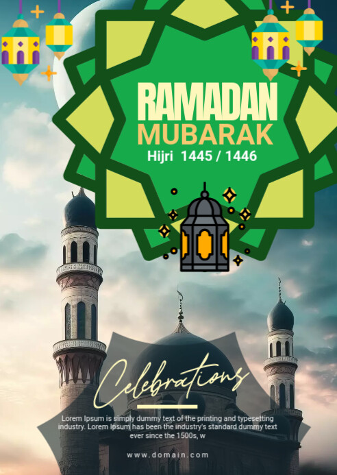 Ramadan Kareem Flyer Template | PosterMyWall